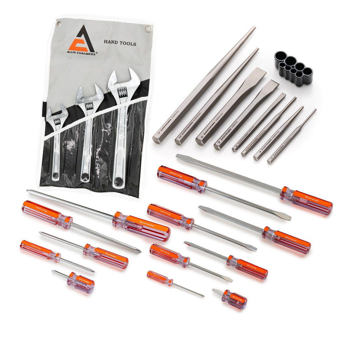 Allis Chalmers Tool Collection--wrenches, punches, chisels and screw d ...