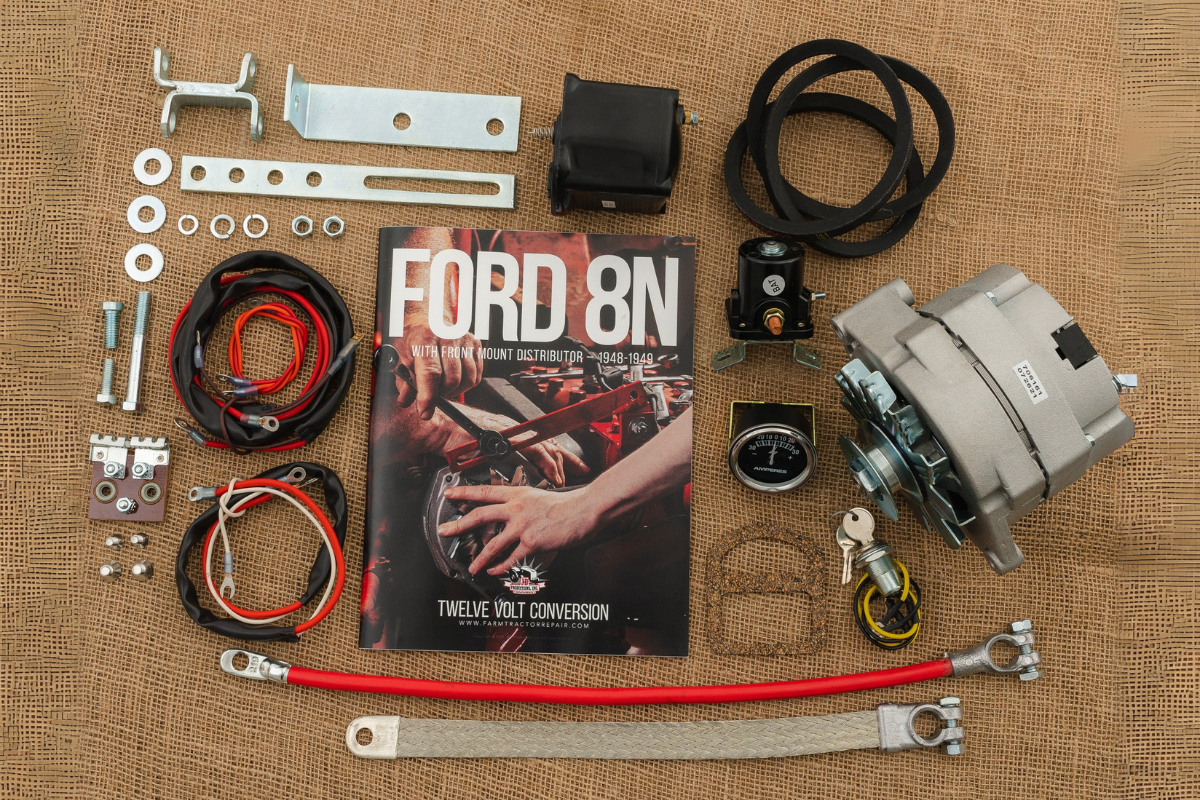 Premium 12 Volt Conversion Kit | Fits Ford 8N Front Distributor (1948 ...