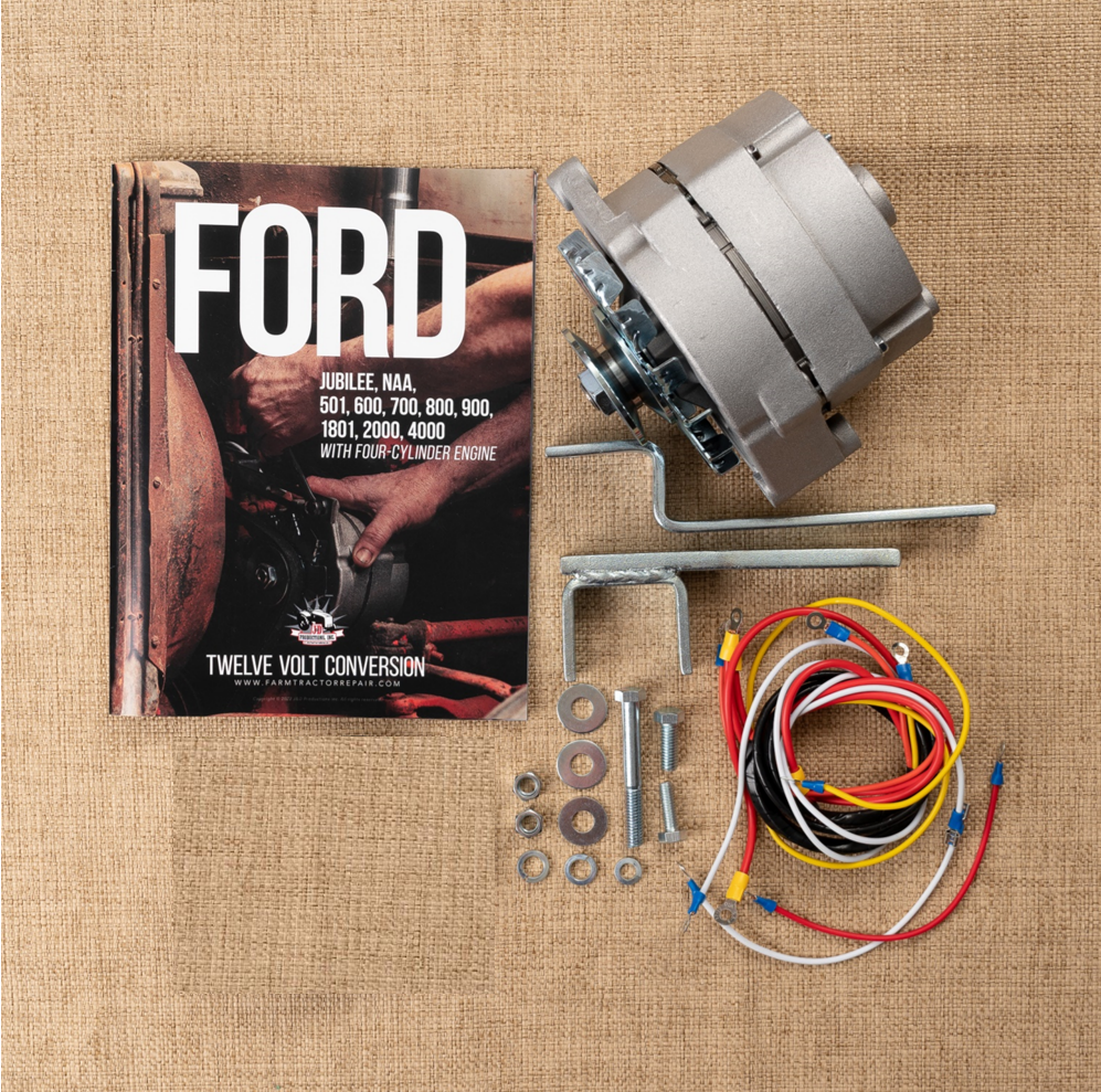 Basic 12 Volt Conversion, Ford 600, 800, 700, 900, 2000, 4000 4-cylind ...
